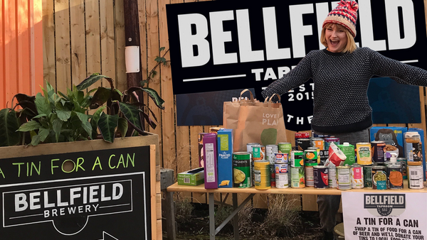 Support Local Food Banks - Tin for a Can Campaign - Bellfield Brewery