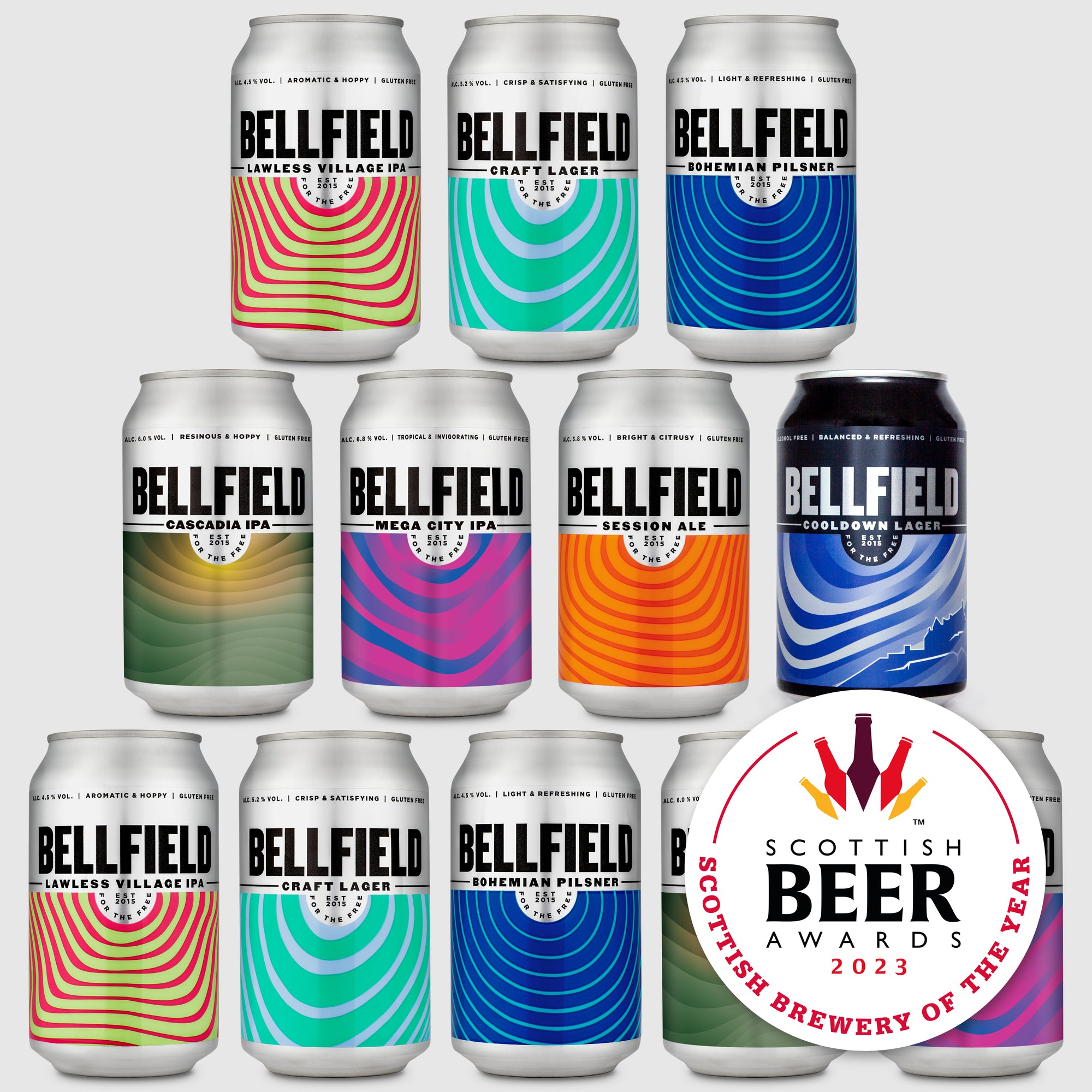 Sampler Case - Gluten Free Beer - Bellfield Brewery