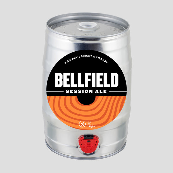 Session Ale - 5 litre mini cask - Bellfield Brewery